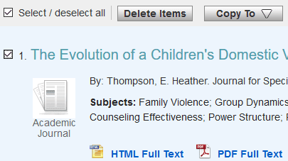 How To: Save Articles for Later - Center for Victim Research
